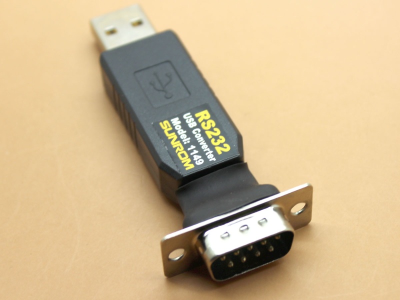 USB to RS232 Serial UART Convertor - Plug Type [1149] : Sunrom ...