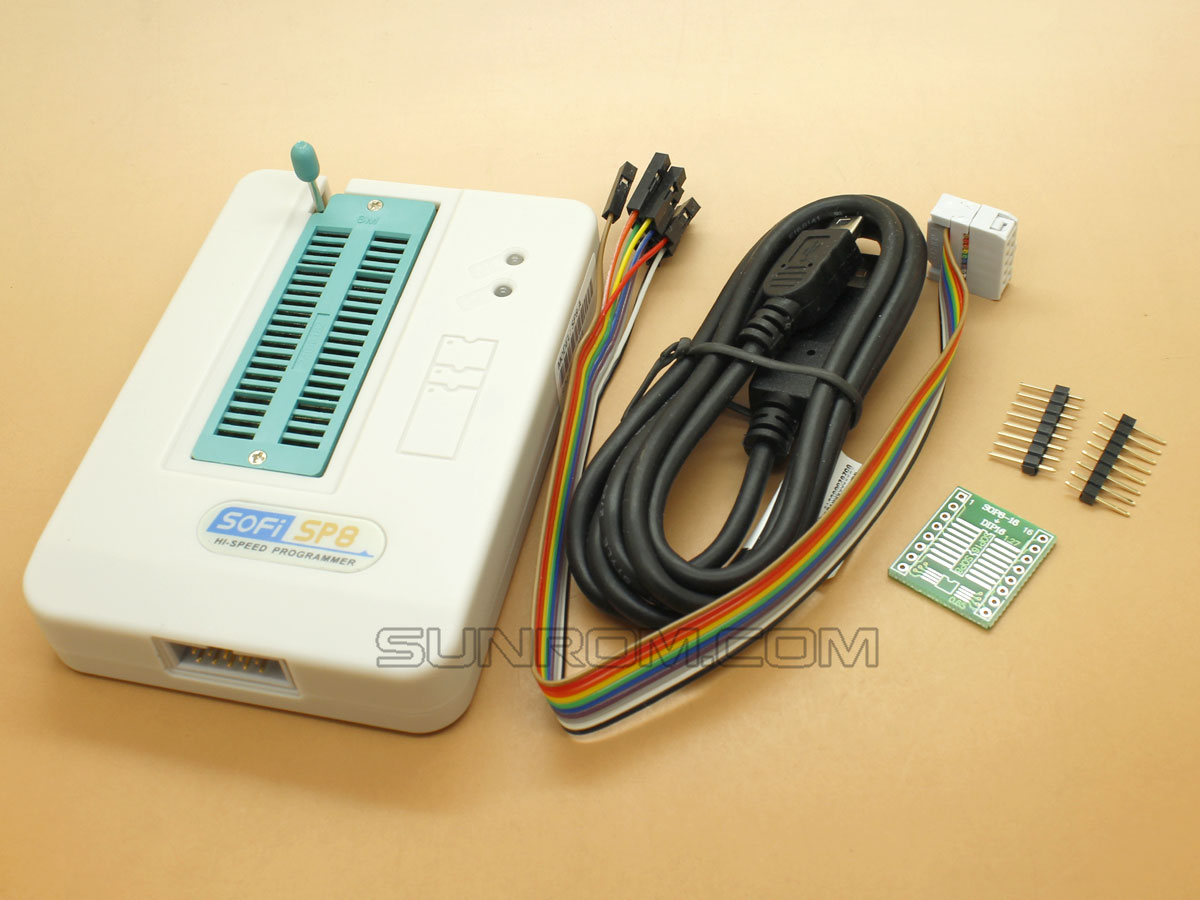 Sofi Sp8 A High Speed Usb Programmer For Flasheeprom Type 932425br90spi Bios Flypro 