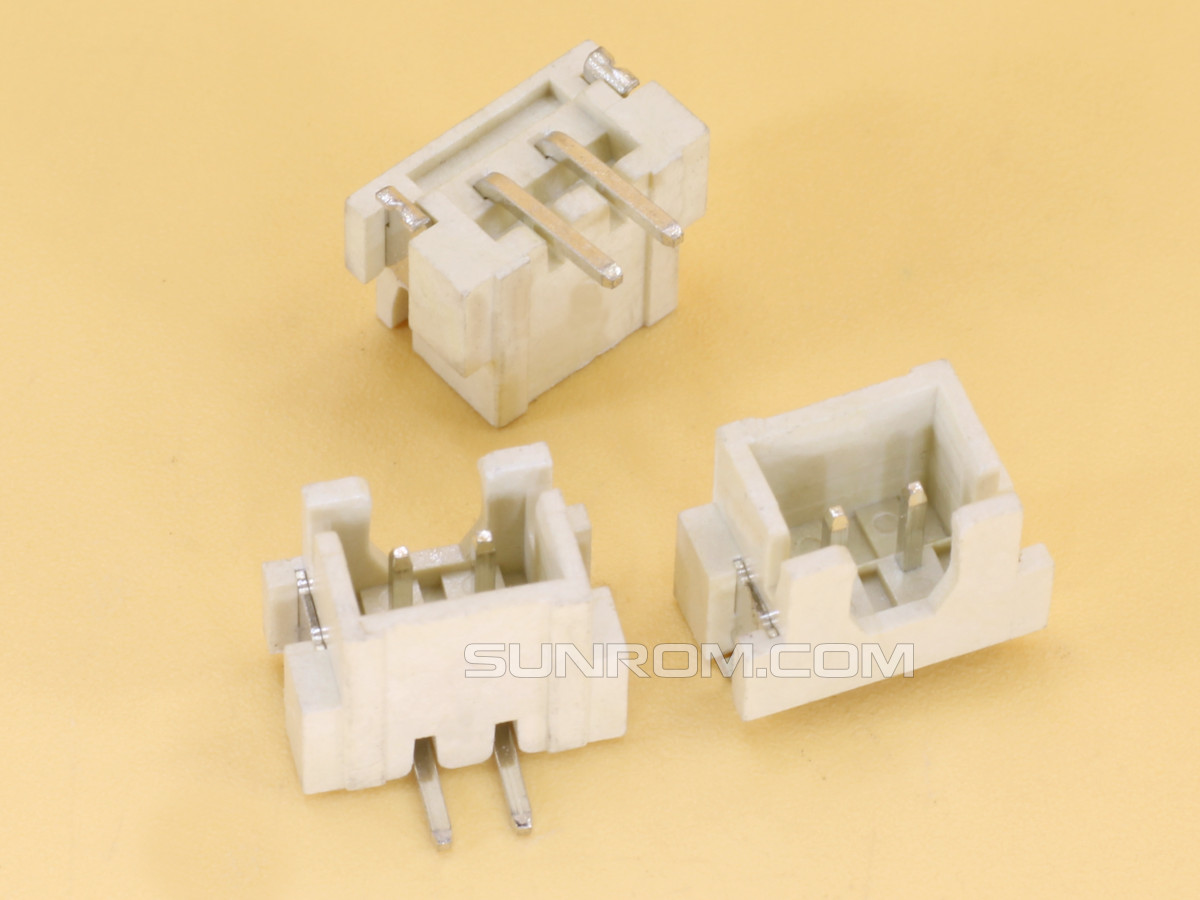 2 Pin SMD JST XH 2 5mm Top Entry Header 5608 Sunrom Electronics